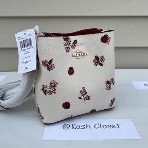 Coach | Bags | Coach Mini Town Bucket Bag With Ladybug Floral Print ...